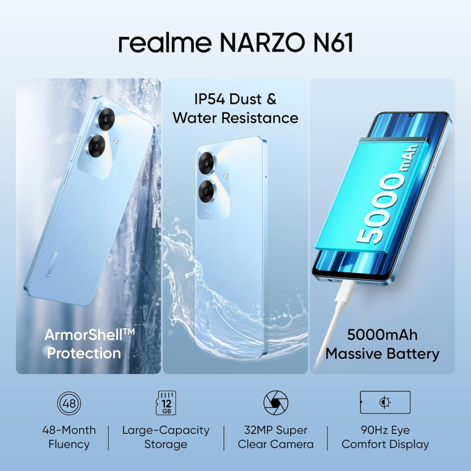 realme Narzo N61: Price, specs and best deals