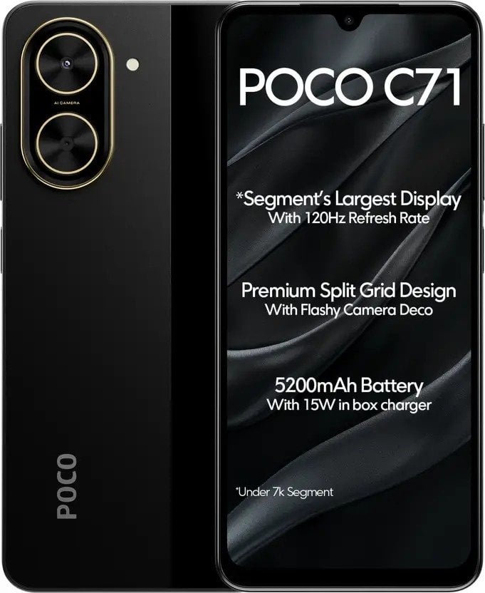 POCO C71: Price (from 64.71$) and specifications [December 2025]