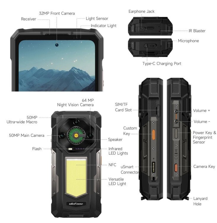 Ulefone Armor 33: Cena (od 1232.61zł) i specyfikacje [Listopada 2025]