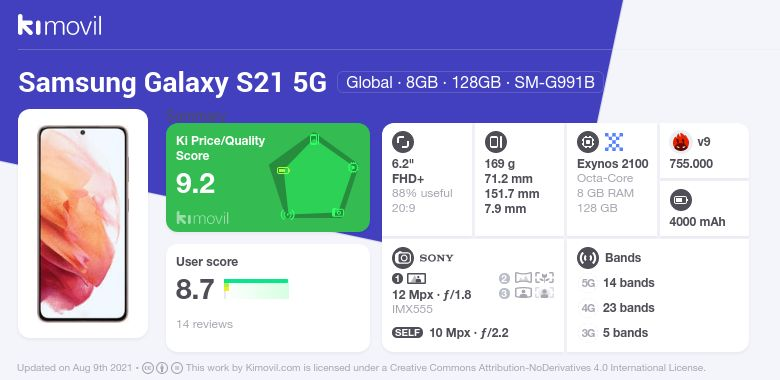 Samsung Galaxy S21 5G: Preço, ficha técnica e onde comprar