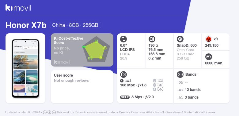 Honor X7b: Price, specs and best deals