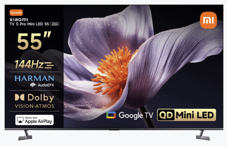 Xiaomi TV S Pro Mini LED 55 2026 (55", 4K, HDR, QLED): Prezzo, scheda tecnica e offerte